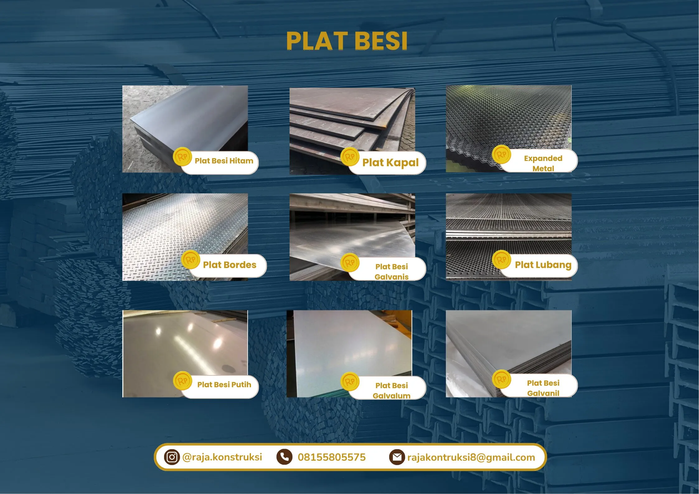 Plat Besi | Besi | Jasa Kontruksi Rumah